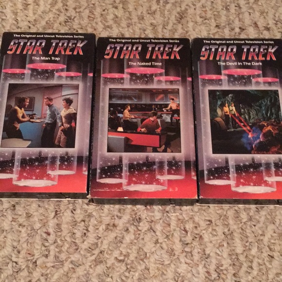 Paramount | Media | Vintage Set Of Three Star Trek Vhs | Poshmark